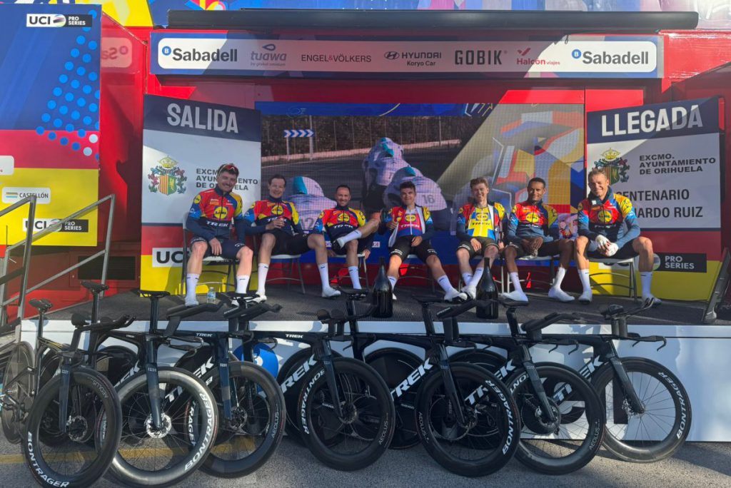 El Lidl – Trek arrasa en la crono por equipos de la Vuelta a la ...