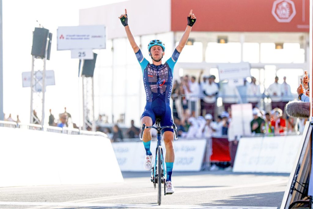 Antonio Tiberi gana la etapa reina del UAE Tour con Isaac del Toro 2° y ...