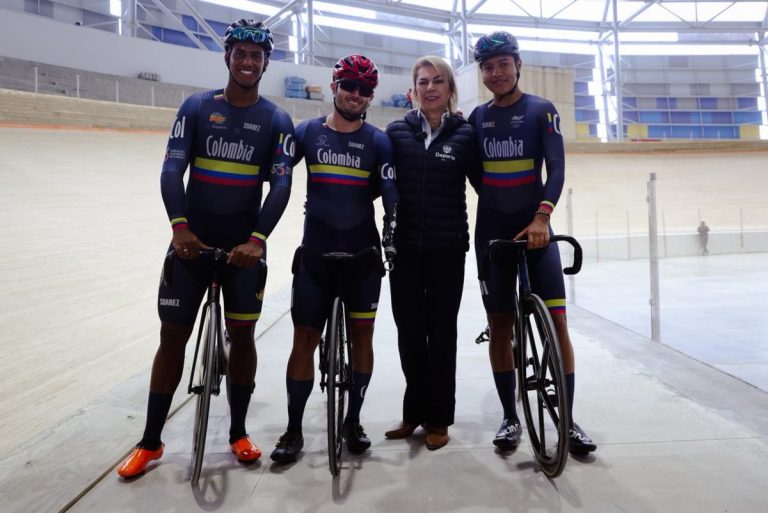 Stefany Cuadrado, Kevin Quintero y Edwin Matiz probaron la pista del ...