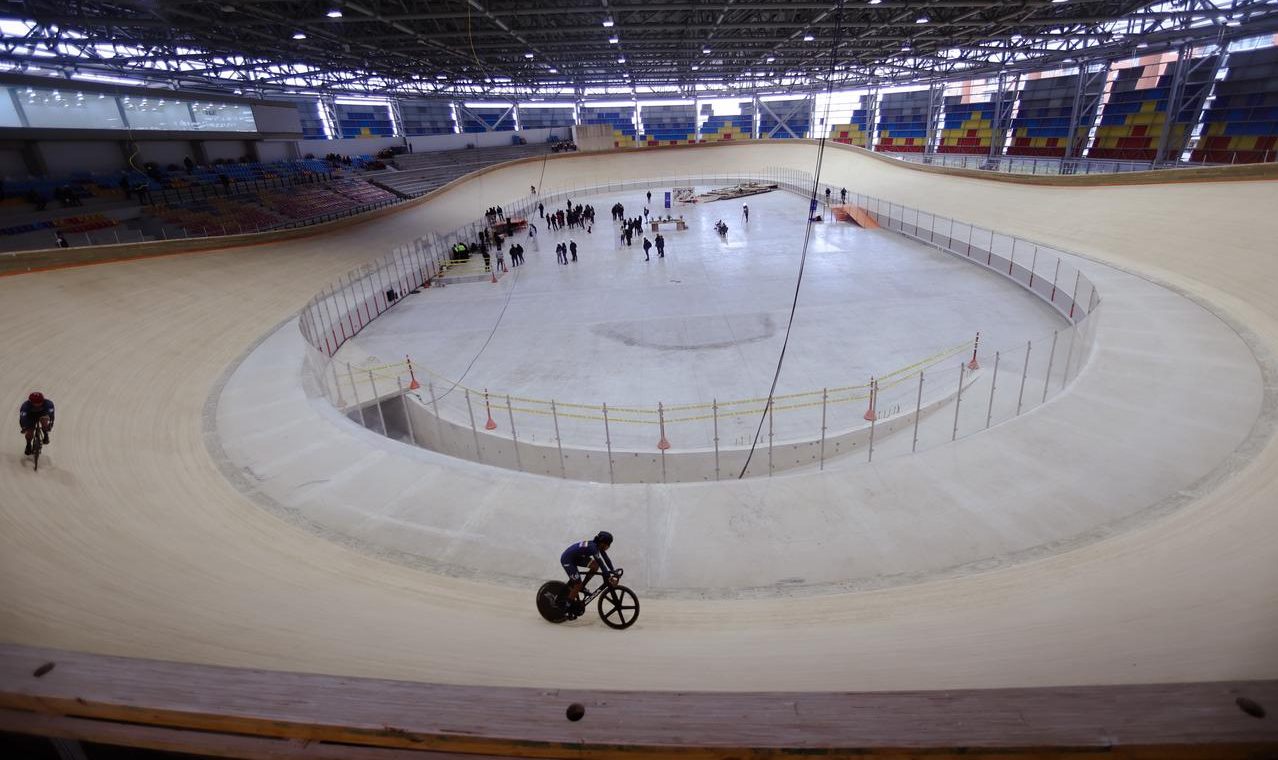 Stefany Cuadrado, Kevin Quintero y Edwin Matiz probaron la pista del ...